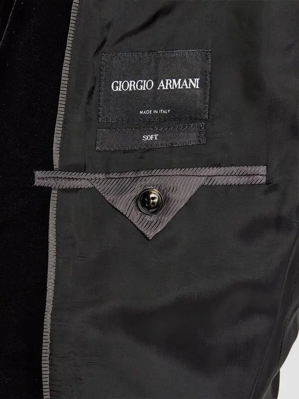 Giorgio Armani Velvet Single-breasted Dinner Jacket