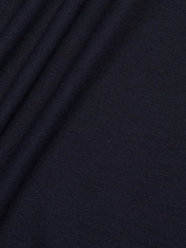 Giorgio Armani Lux Silk-cotton Jersey Polo Shirt