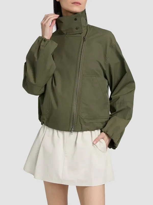 Vince Sculpted Parachute Jacket - Peg Pine Grove