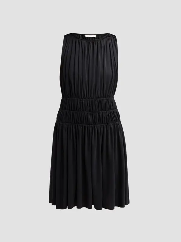 Vince Sleeveless Smock Tiered Dress