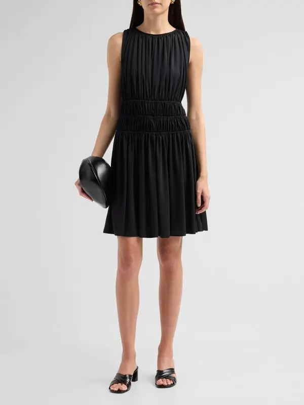 Vince Sleeveless Smock Tiered Dress