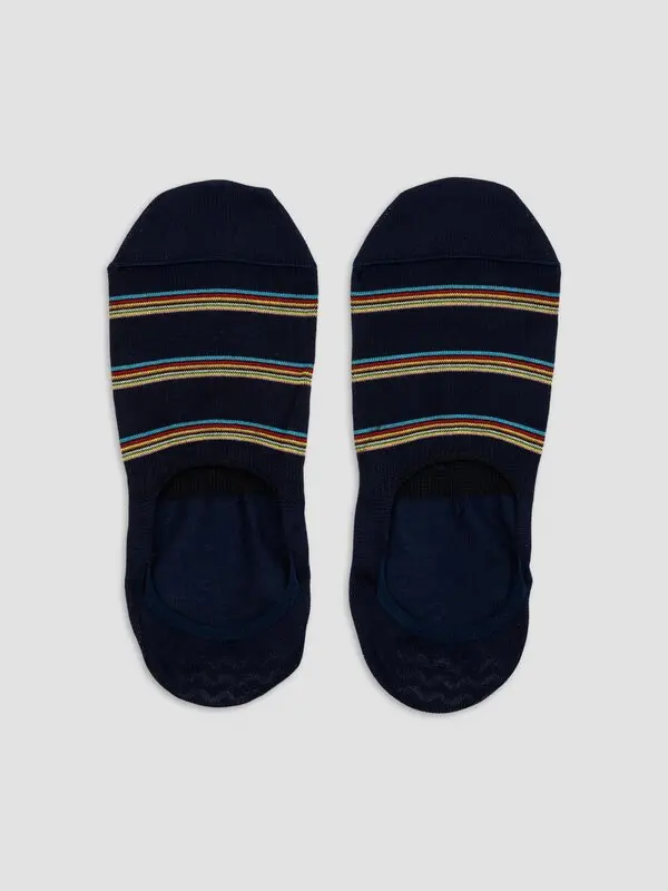 Paul Smith 3-pack Striped No Show Socks Set