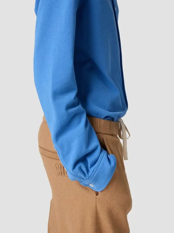 Miu Miu Camel Hair Drawstring Pants