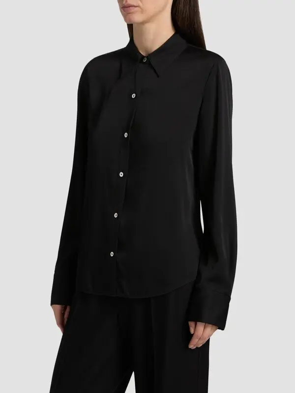 Vince Slim-fit Classic Shirt - Black