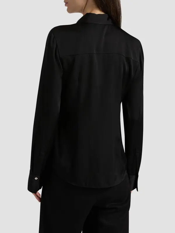 Vince Slim-fit Classic Shirt - Black
