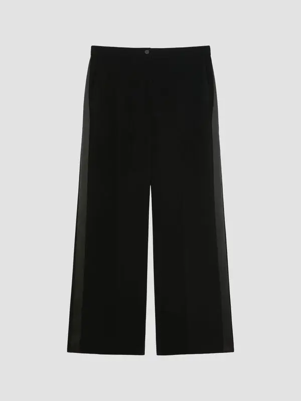 Marina Rinaldi Cady And Satin Trousers