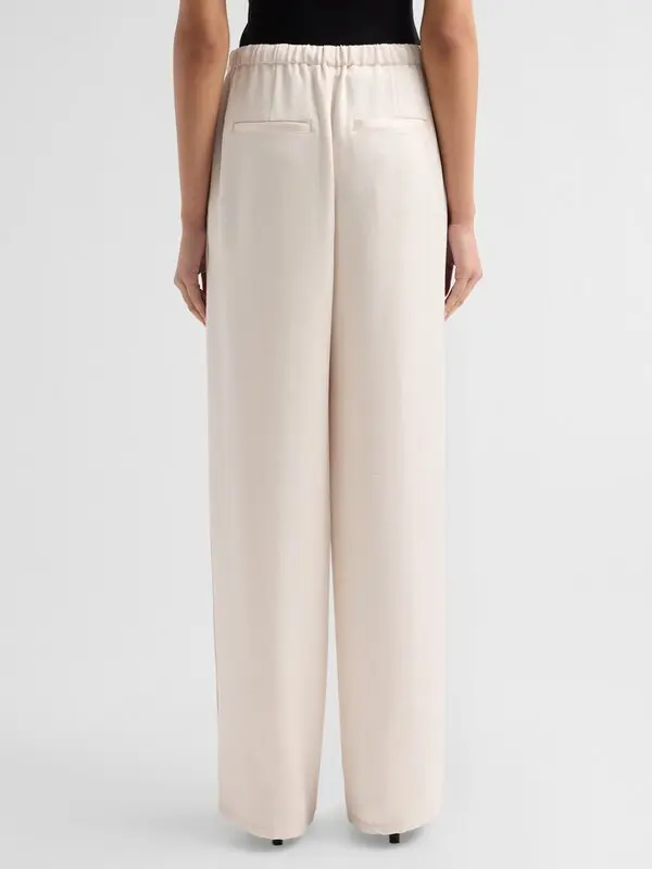 Vince Mid-waist Shine Crepe Pants