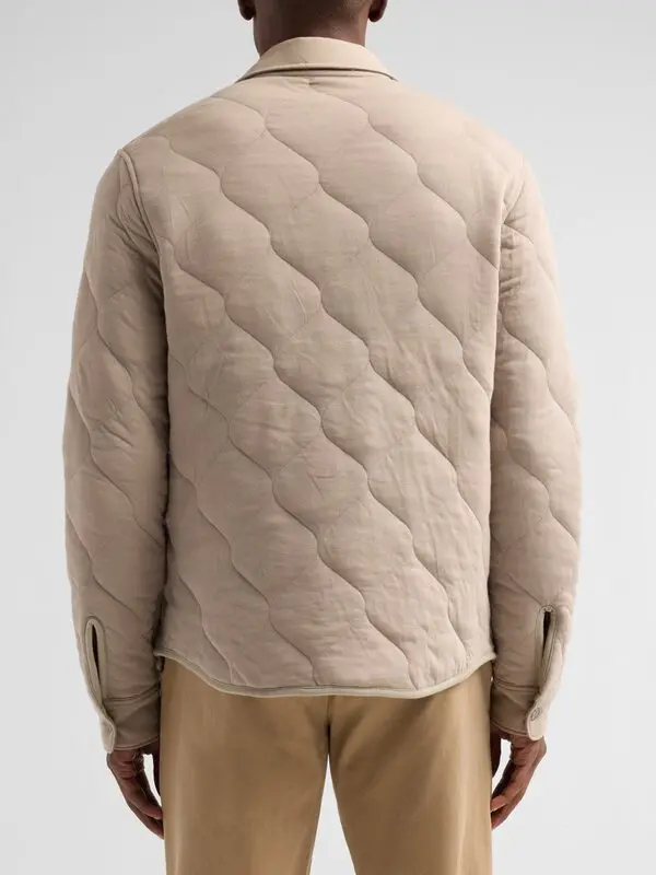 Vince Cotton Quilted Shirt Jacket