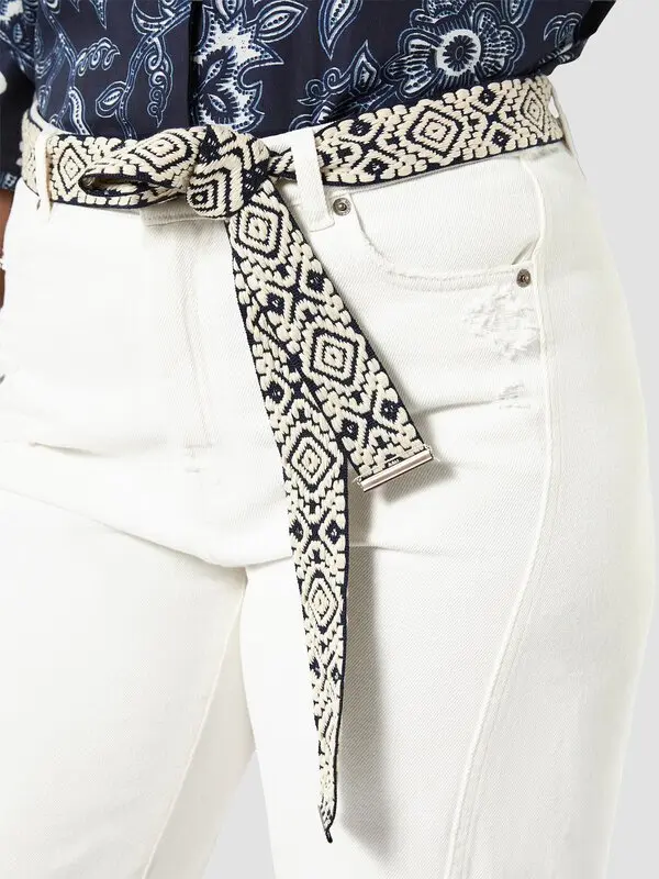 Marina Rinaldi Cotton Bull Barrel Leg Jeans