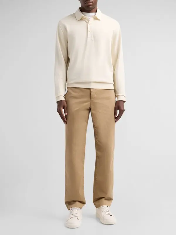 Vince French Terry Travel Polo Shirt