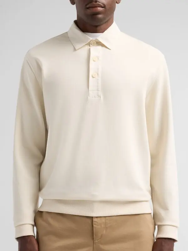 Vince French Terry Travel Polo Shirt