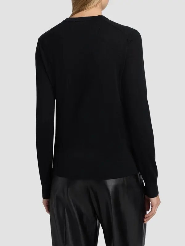 Michael Kors Huddon Merino Wool-blend Sweater