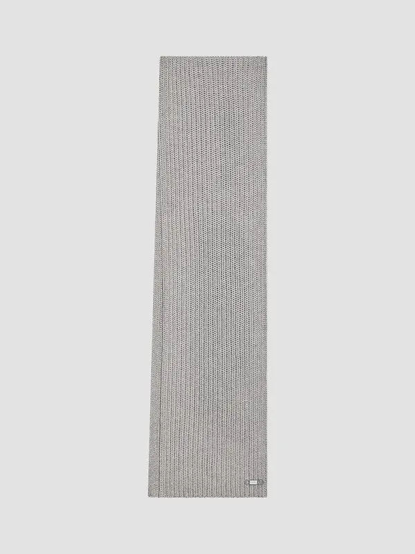 Givenchy Scarf In Wool With Pin - Light Grey