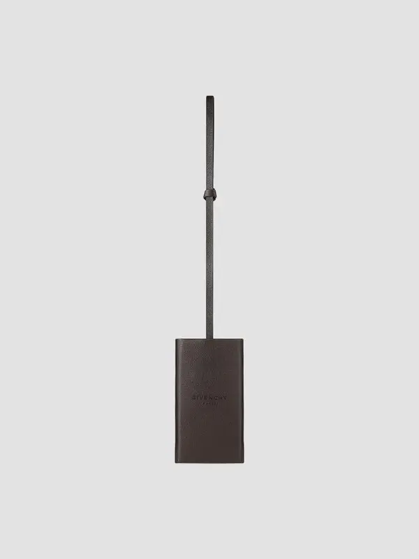 Givenchy Antigona Stamped Sunglasses Case In Leather - Brown