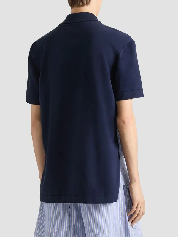 Givenchy Striped Shirt In Cotton With Paris Gros Grain