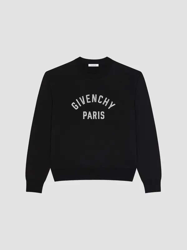Givenchy Sweater In Knit With Pearl Embroidery