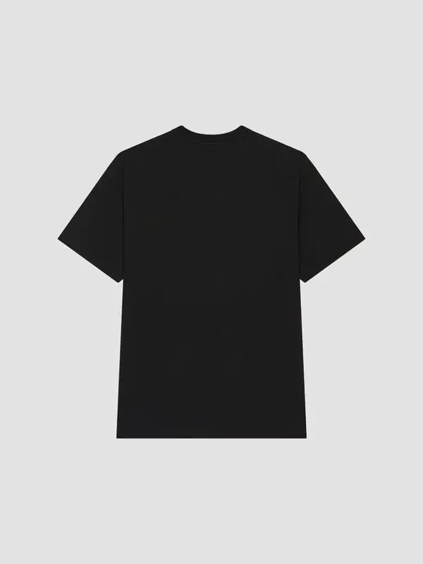 Givenchy T-shirt In Cotton With Paint Print - Black