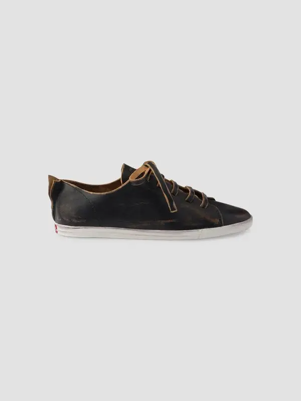 Prada Leather Sneakers - Black