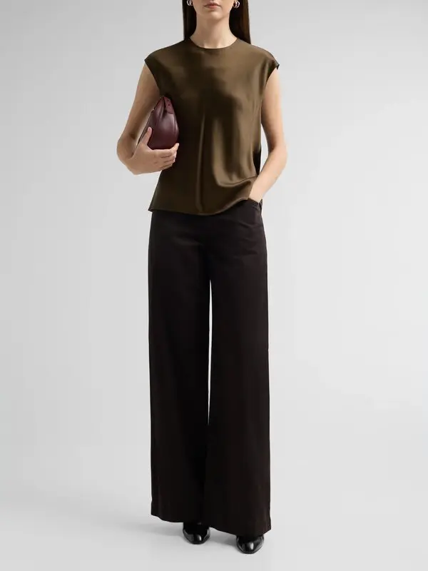 Vince Cap Sleeve Top - Cypress