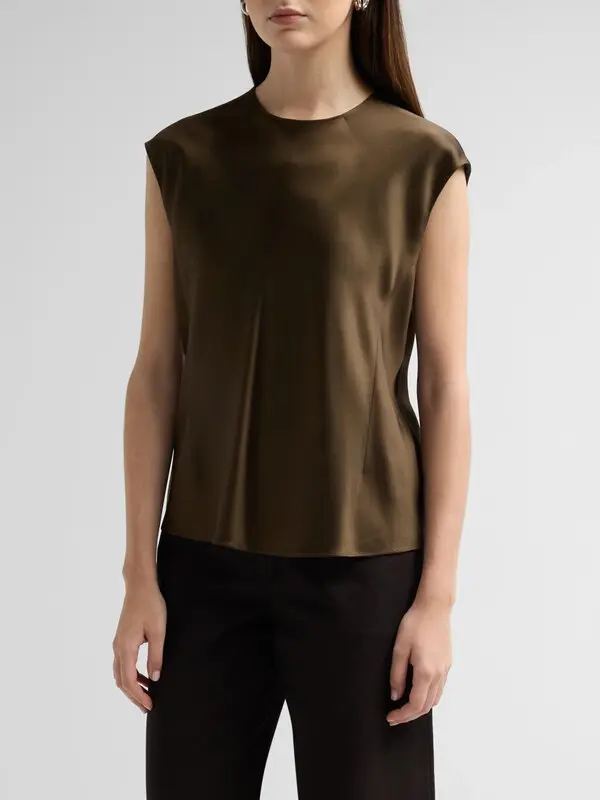 Vince Cap Sleeve Top - Cypress
