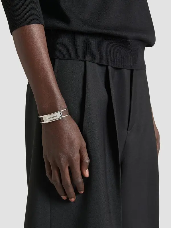 Givenchy Pin Cuff Bracelet In Metal