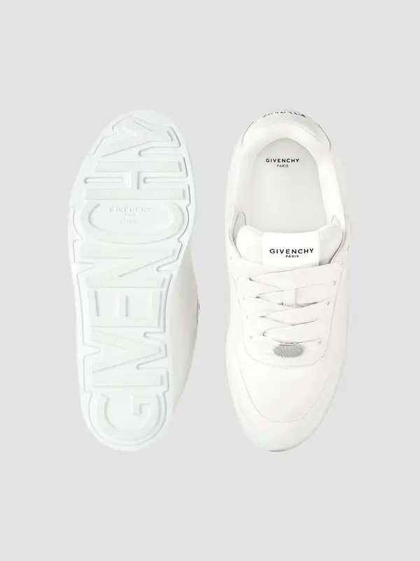 Givenchy Puffy Yard Sneakers In Nappa Leather - White