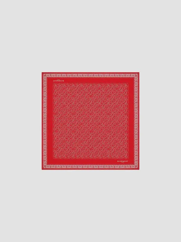 Givenchy Bandana In Cotton - Red