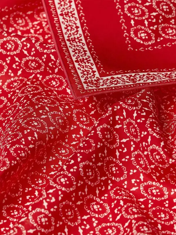 Givenchy Bandana In Cotton - Red