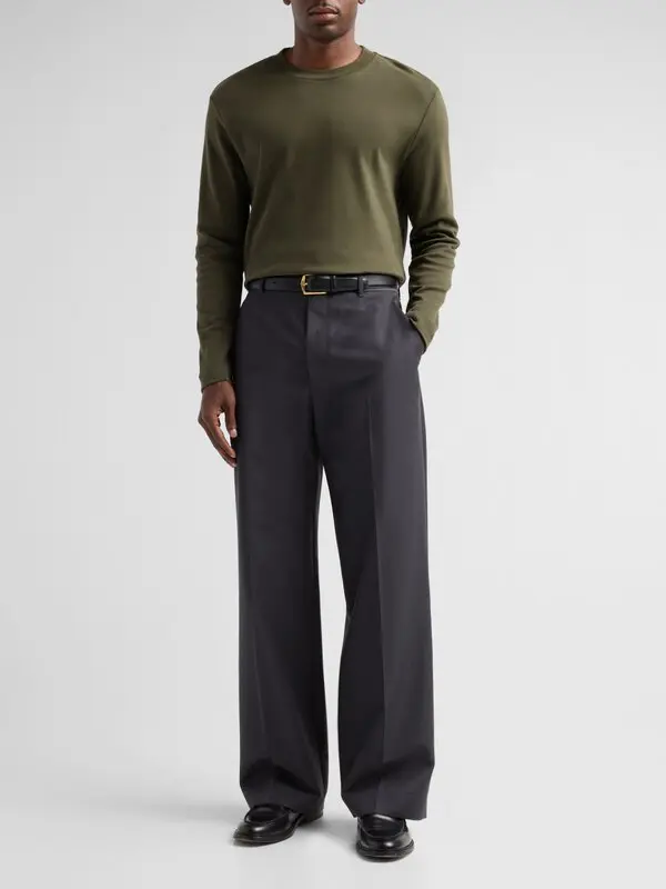 Vince Peached-face Cotton Jersey Long-sleeve T-shirt