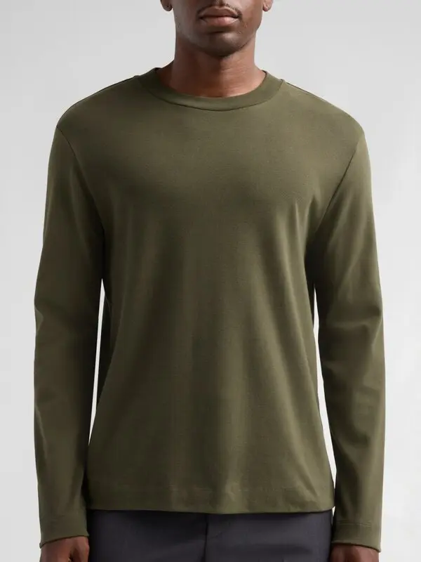 Vince Peached-face Cotton Jersey Long-sleeve T-shirt