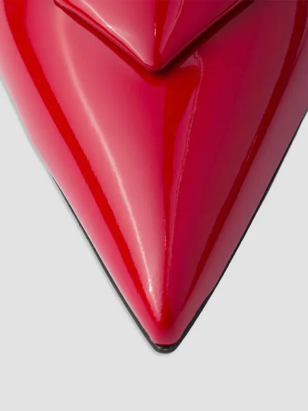 Prada Patent Leather 55mm Slingback Pumps - Red