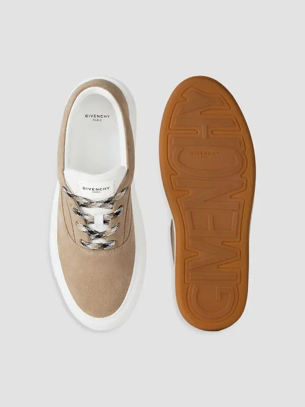 Givenchy New City Sneakers In Suede - Beige