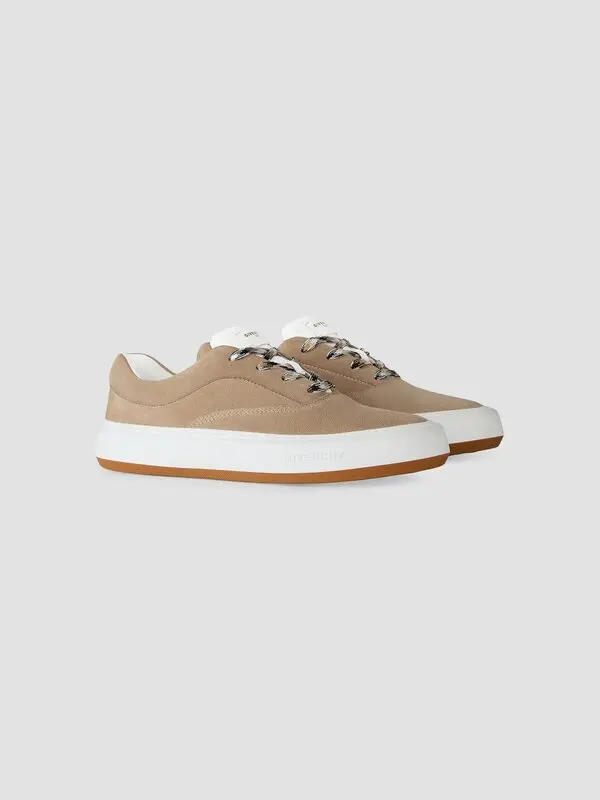 Givenchy New City Sneakers In Suede - Beige