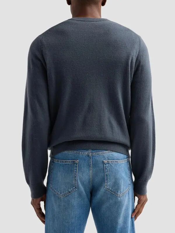 Vince Cashmere Crewneck Sweater - Azure