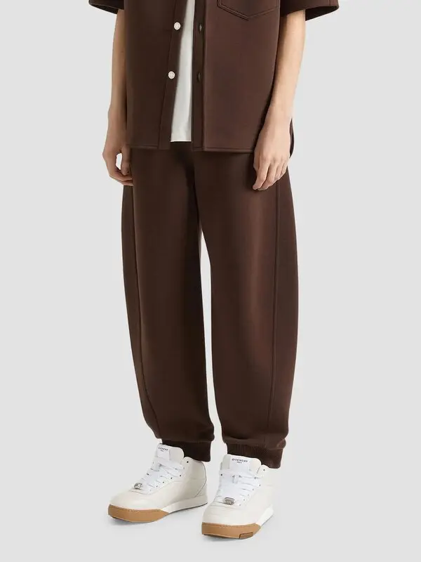 Givenchy Couture Seam Joggers In Scuba - Brown