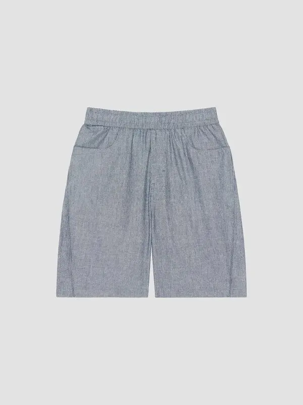 Givenchy Couture Seam Striped Bermuda Shorts In Cotton