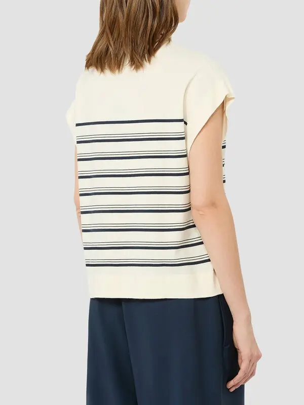 Max Mara Short Sleeved Viscose Sweater