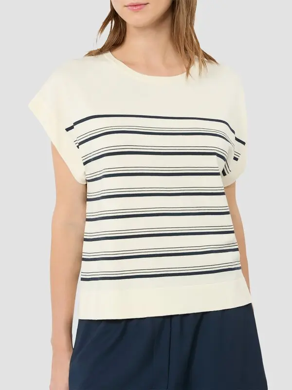 Max Mara Short Sleeved Viscose Sweater