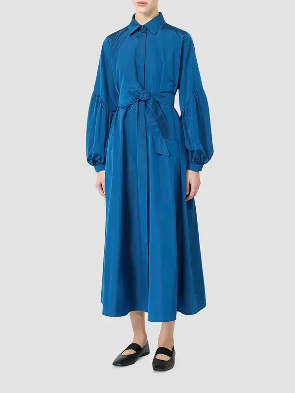 Max Mara Taffeta Shirt Dress