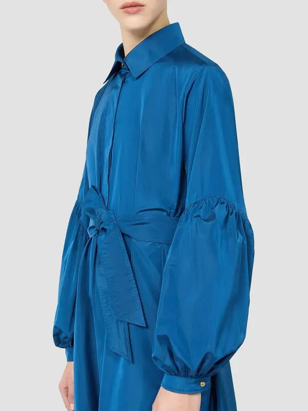 Max Mara Taffeta Shirt Dress