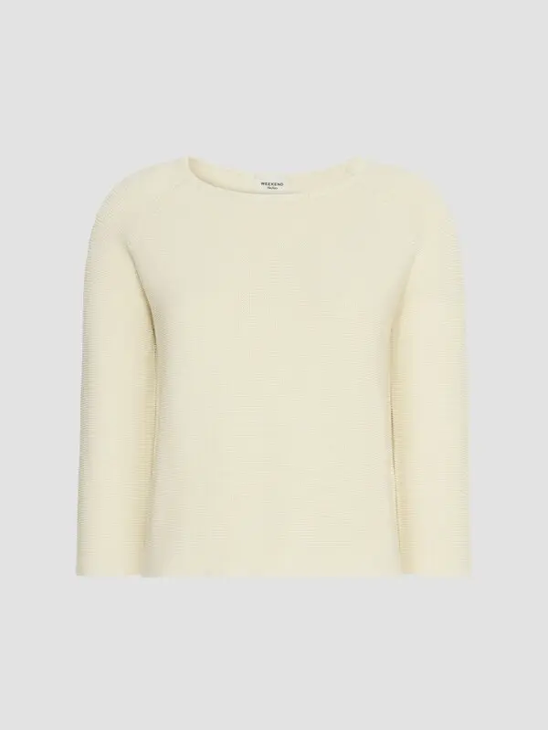 Max Mara Cotton Yarn Sweater - Ecru