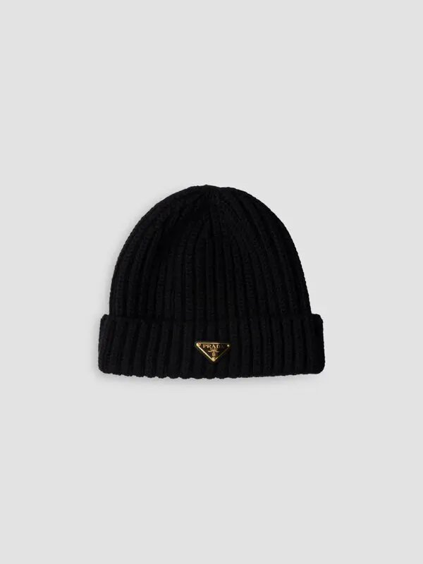 Prada Wool Beanie - Black