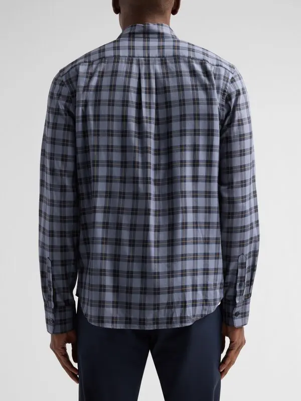 Vince Allen Plaid Cotton Shirt