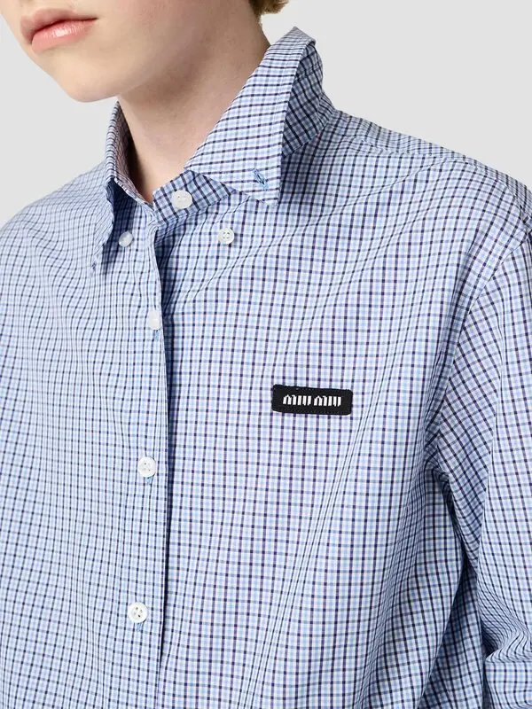 Miu Miu Checked Shirt