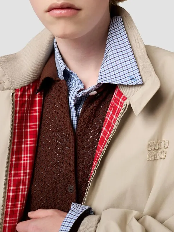 Miu Miu Checked Shirt