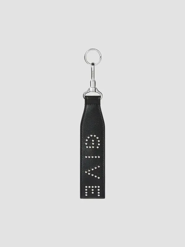 Givenchy Cargo Key Ring In Leather With Studs