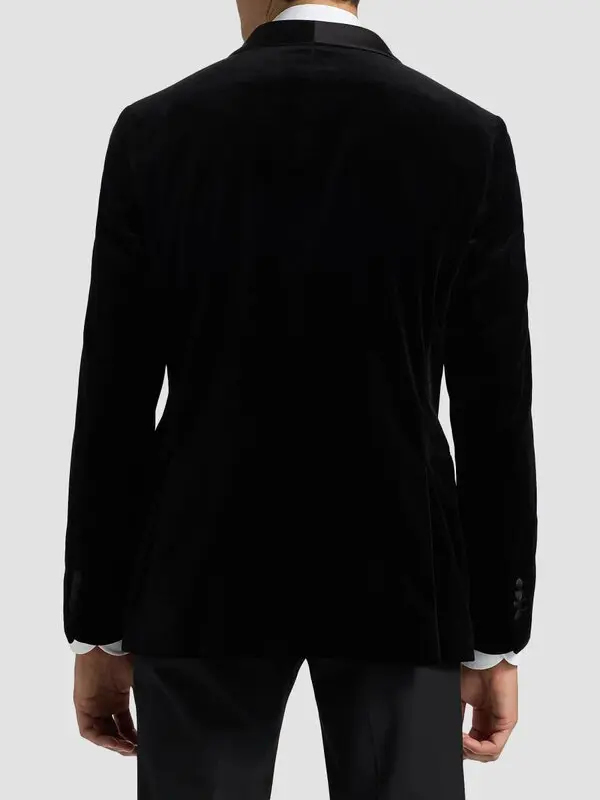 SAKS FIFTH AVENUE Collection Velvet Formal Shawl Jacket