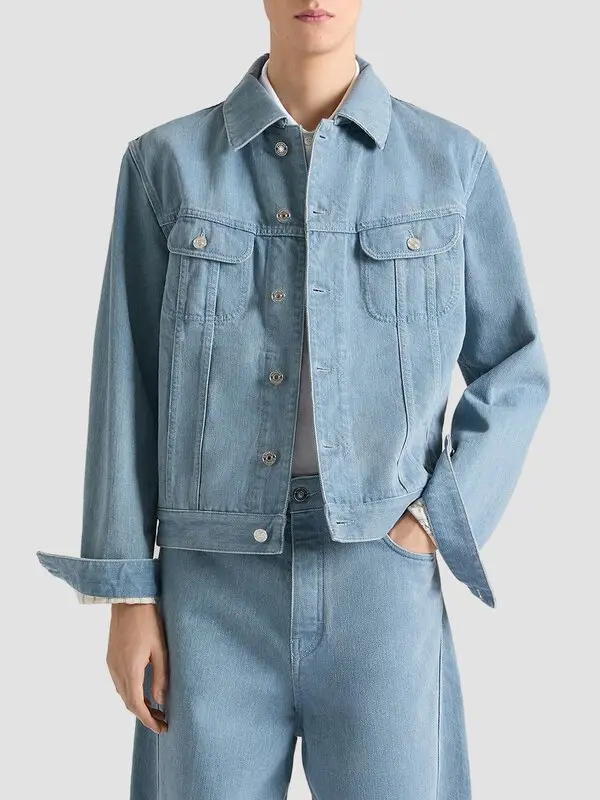 Givenchy Jacket In Light Denim