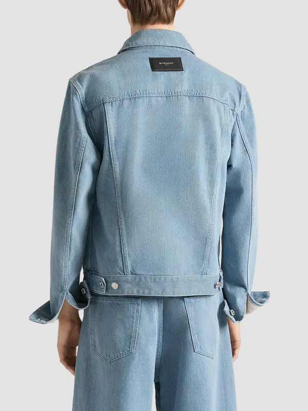 Givenchy Jacket In Light Denim