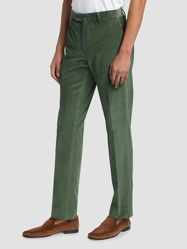 SAKS FIFTH AVENUE Cotton Corduroy Pants - Sage